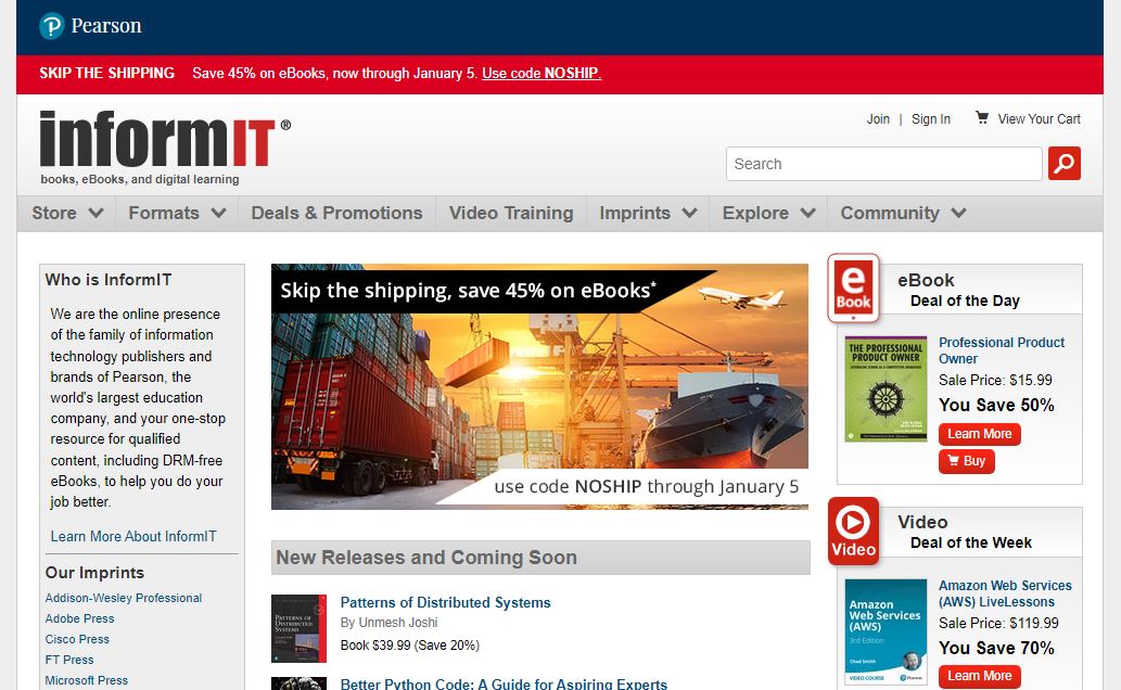 Pearson Education InformIT: Your essential learning platform